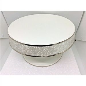 Lenox | Dining | Lenox Pedestal Cakeplate Platinum Pearlescent 95 ...